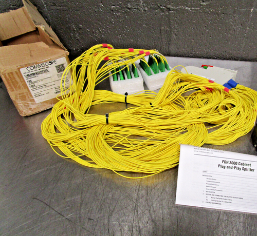 COMMSCOPE FPS-MPP4SJJ-2MM - FDH 3000 CABINET PLUG-IN-N-PLAY SPLITTER ...