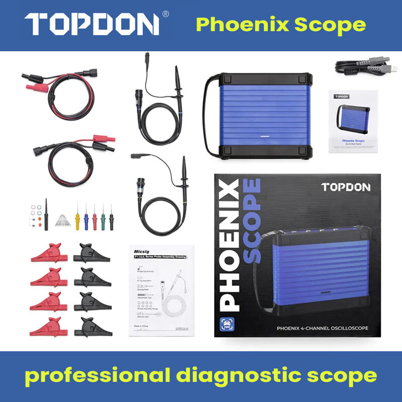 TOPDON Phoenix SMART+ Intelligent Max Diagnostic Tool ECU KEY ...