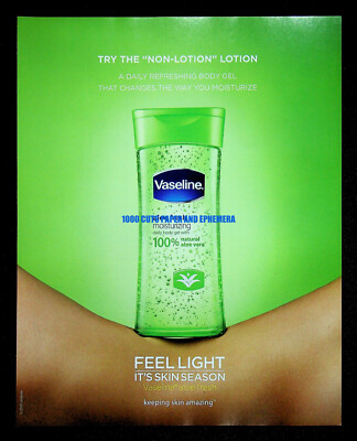 Vaseline Lotion Unilever 2010 Trade Print Magazine Ad Poster ADVERT | eBay