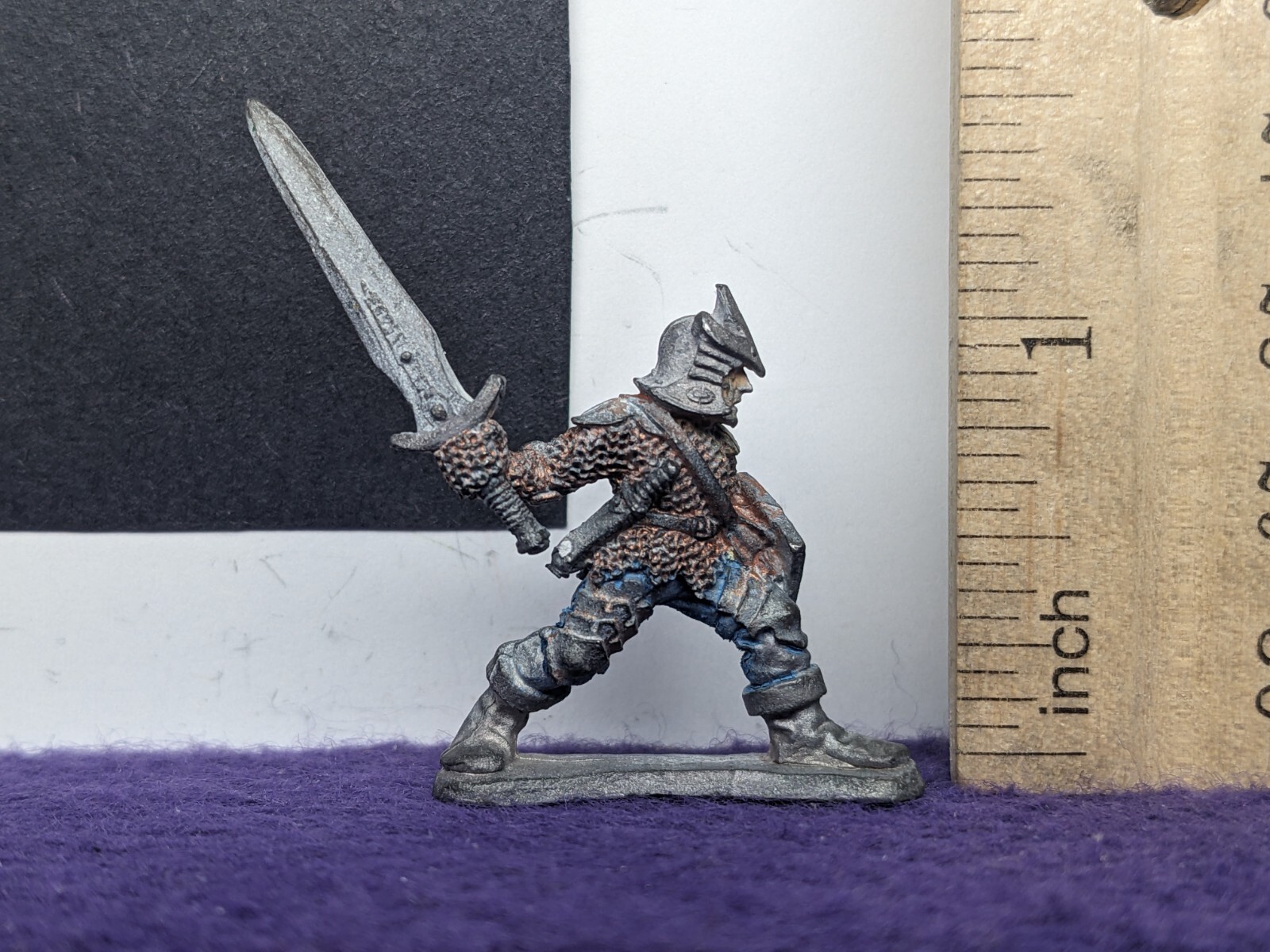 Ral Partha 01-315 (b) Fighter 03-011 Evil Hero Metal Miniature Fantasy ...