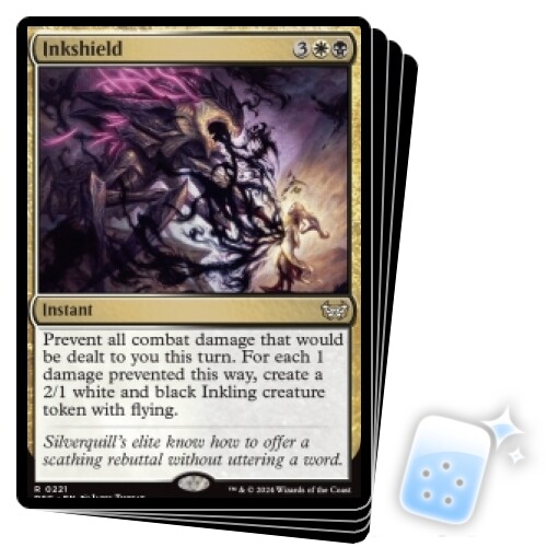 INKSHIELD X4 Duskmourn: House Of Horror: Commander Magic MTG MINT CARD ...