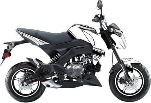 Dcor Pro Series Graphics Kit Retro White for Kawasaki Z125 Pro 2018 ...