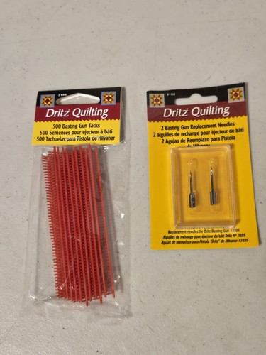 Dritz Quilting Basting Gun Tacks (pack of 500) & Replacement Needles ...