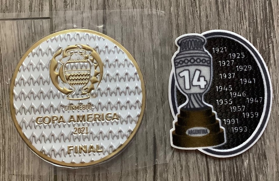ARGENTINA COPA AMERICA 2021 FINAL MATCH DETAILS + PATCHES | eBay