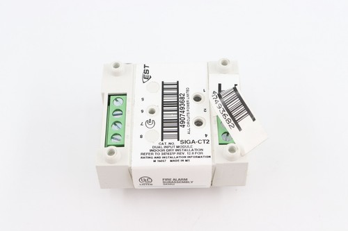 EDWARDS SIGA-CT2 ADDRESSABLE DUAL INPUT MODULE 793016019936 | eBay