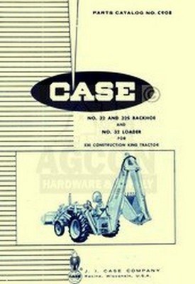 Case 32 32S Backhoe Loader Tractor Parts Catalog Manual | eBay