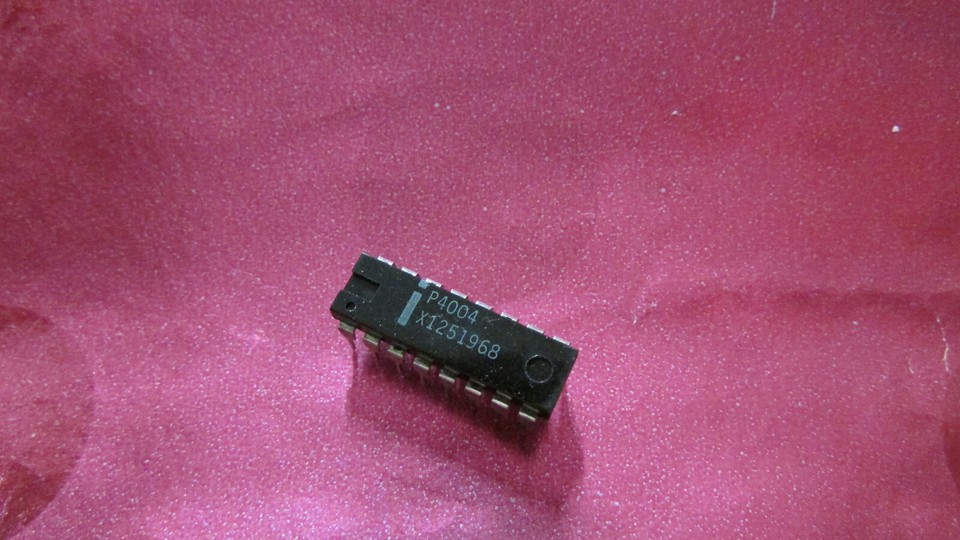 Vintage New Intel P4004 Family C4004/MCS-4 First IC/CPU/Processor Black ...