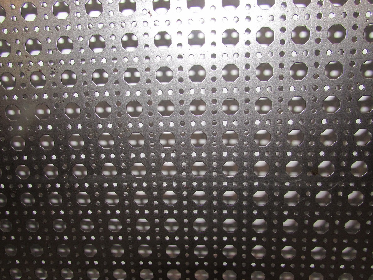 Perforated Aluminum Cane Pattern M D Building Products 3 Ft. X 3 Ft.