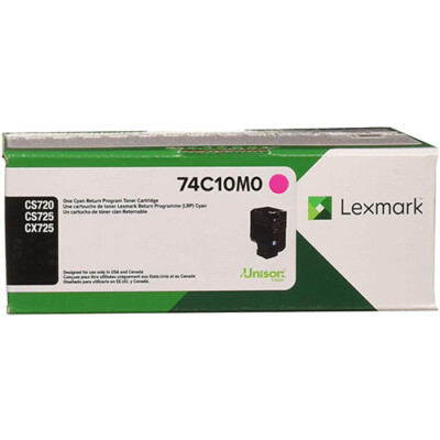 Lexmark 74C10M0 Magenta Standard Yield Toner Cartridge (3,000 Yield) | eBay