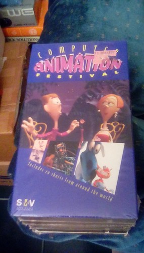 Computer Animation Festival RARE Sony (1996) VHS 20 animated short ...