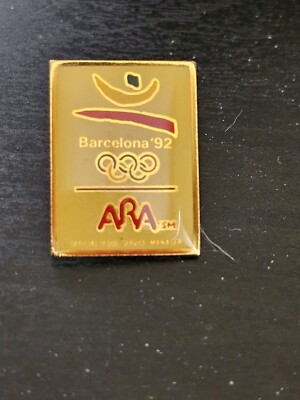 Vintage 1992 USA Barcelona '92 Olympic Lapel or Hat Pin ARA Gold Tone ...