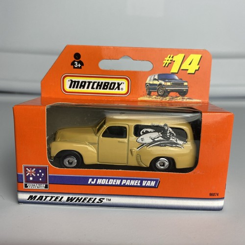 Matchbox #14 FJ Holden Panel Van Australian Adventure 2000 ...