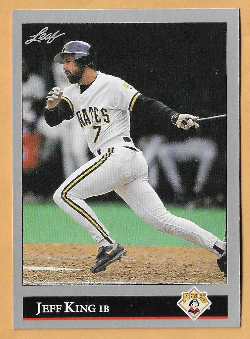JEFF KING PITTSBURGH PIRATES #420 no dot inc - LEAF NM-MT 1992 | eBay