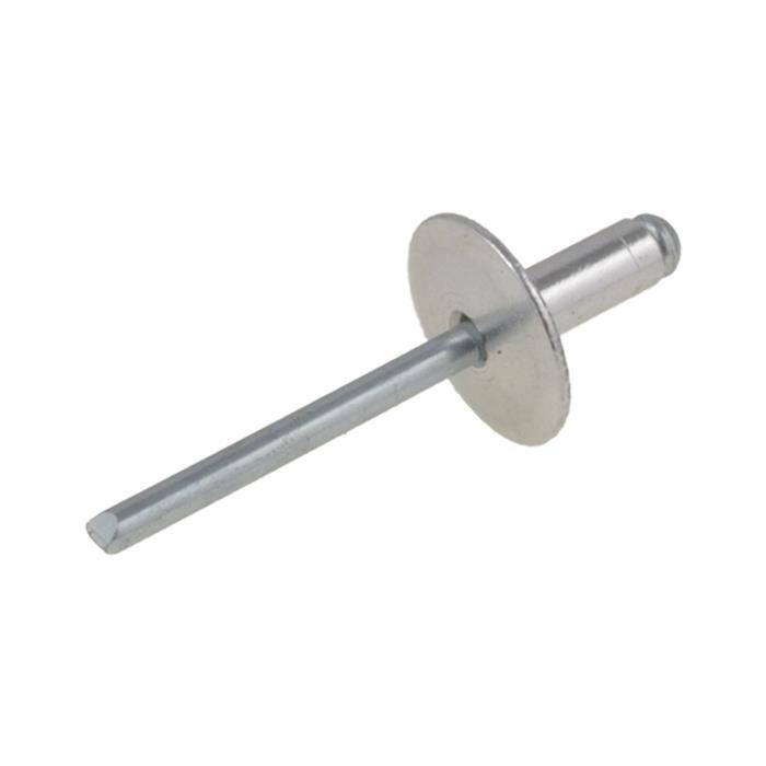 Qty 50 Large Flange Dome Rivet 6-8 (4.8x17.5L) 3/16" Grips 9.6-12.7mm ...