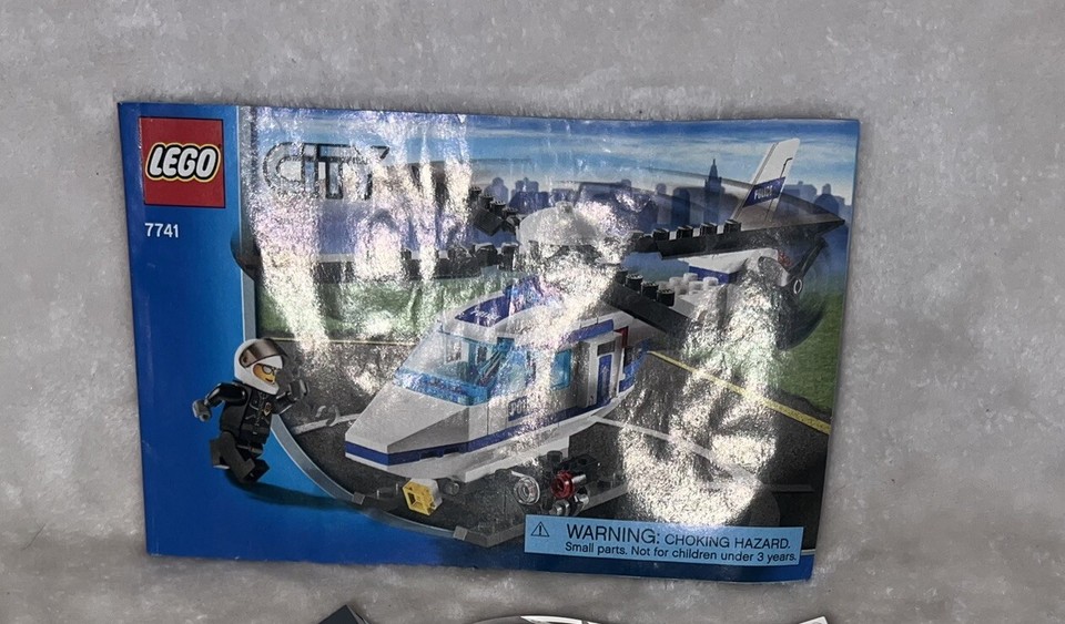 Lego 7741 - Town City Police Helicopter - 2008 - w/ Minifigs | eBay