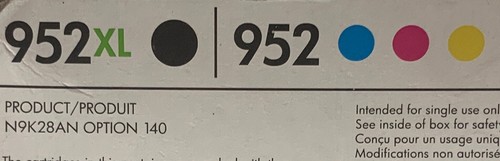 HP 952XL/952 Multi-Color Ink Cartridge Set N9K28AN F6U19AN N9K27AN Exp ...