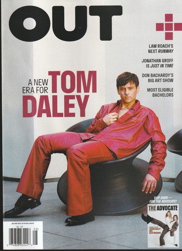 Out/The Advocate Magazine July/August 2025 Tom Daley - Leisha Hailey | eBay