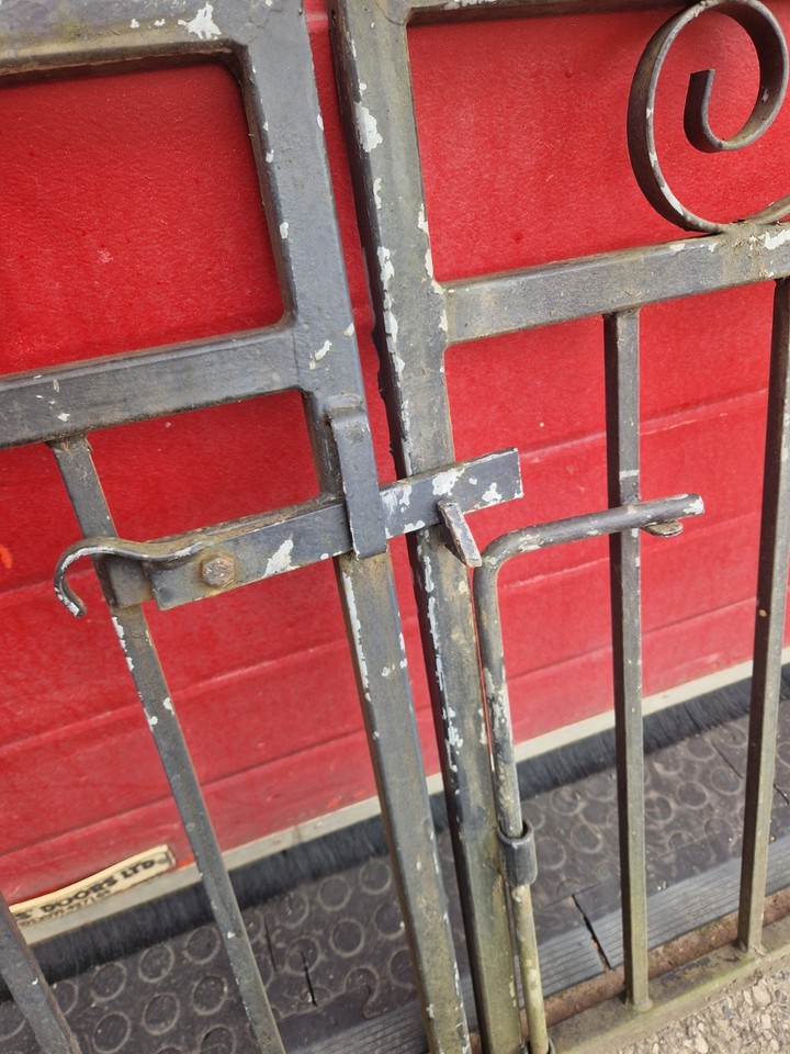 219cm Metal Driveway Garden Gate Wrought Iron, Path Gates, Panel | eBay UK