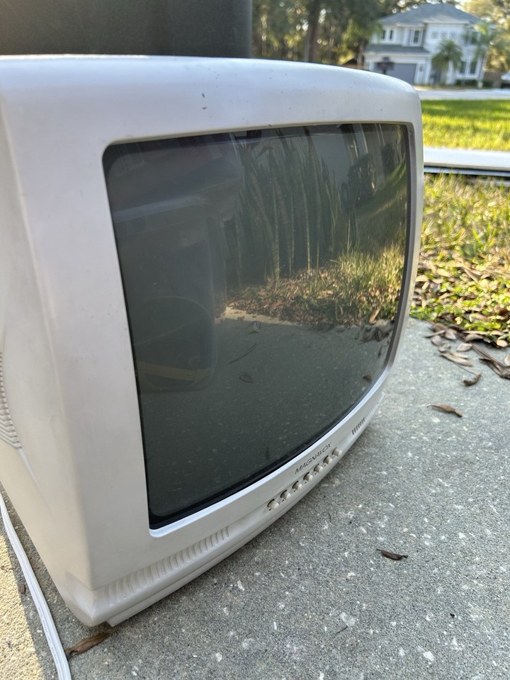 Magnavox CRT Tv 14” White Model PR1396 X21 TESTED No Remote | eBay
