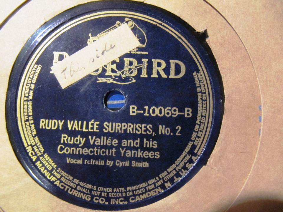 1937 Announced Rudy Vallee SURPRISES Opera Parody CONNECTICUT YANKEES ...