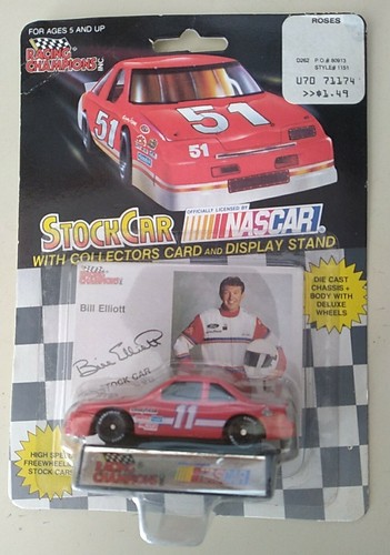 Bill Elliott #11 Amoco 1/64 1991 Racing Champions NASCAR | eBay