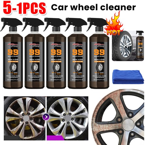 Bronze Wheel Cleaner, Bronze Non-Acid Wheel Cleaner Touchless US Wheel ...