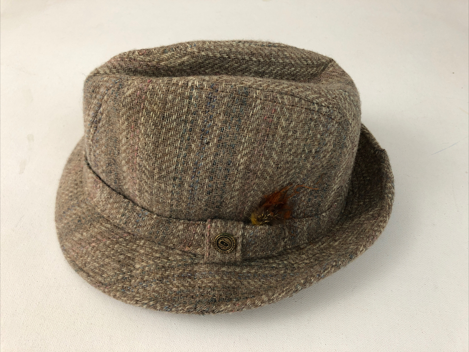 PENDLETON Vintage Men's 100% Tweed Virgin Wool Fedora… - Gem