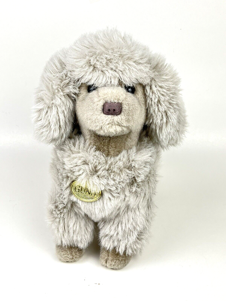 VINTAGE GUND Plush - GRAY LOULOU POODLE DOG - 12" 1980’s -VERY NICE ...