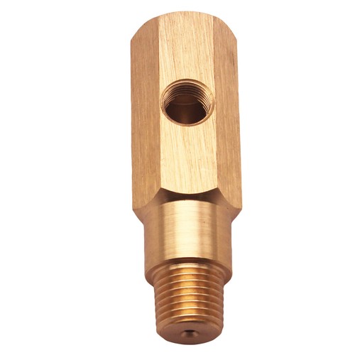 Oil Pressure Gauge Adapter 1/4 NPT Brass T Piece Sender Fit For F ...