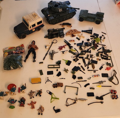Misellaneous Toy Lot Army Figures Micro Machine TMNT Tank GI Joe | eBay