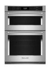 KitchenAid KOEC527PSS 27" 5.7 Cu. Ft Electric Oven and Microwave Combo ...