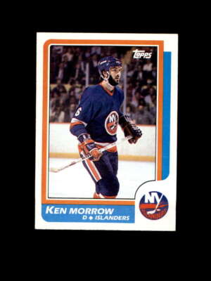 1986 Topps Hockey #065 Ken Morrow STARX 9 MINT (CS807641) | eBay