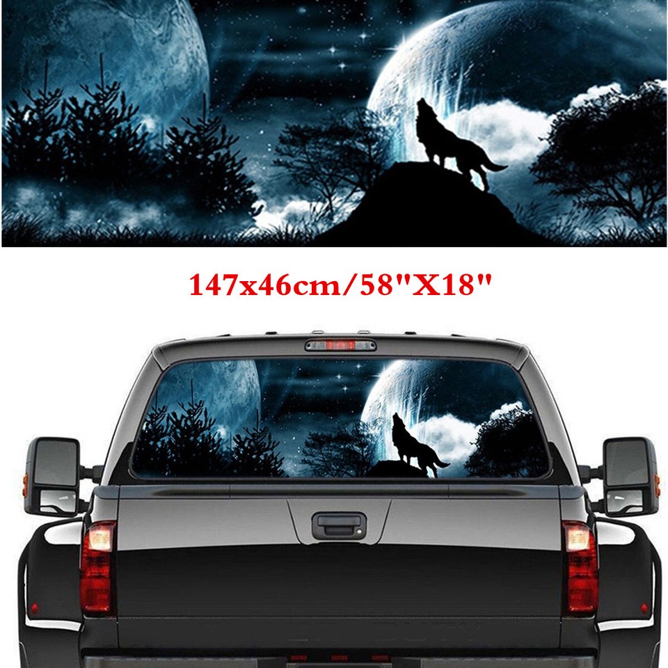 Car Rear Window Sticker Truck Graphic Decal Waterproof Decoration ...