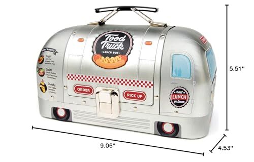 Truck Lunch Box | Novelty Tin Lunch Box | Truck Shaped Metal Lunch Bo ...