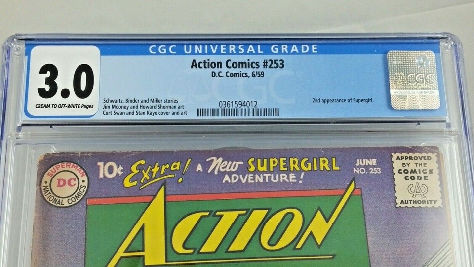 Action Comics #253 CGC 3.0, DC Comics, Jun 1959, Superman, Jimmy Olsen ...