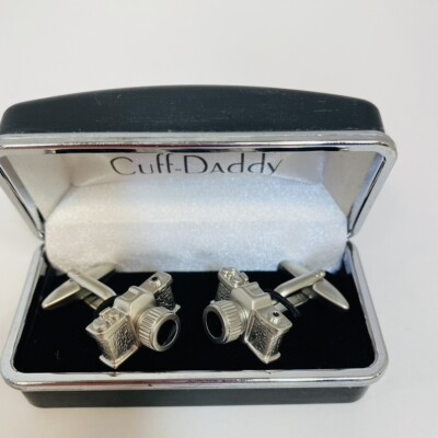 Camera Cufflinks By Cuff-Daddy Silver & Black | eBay