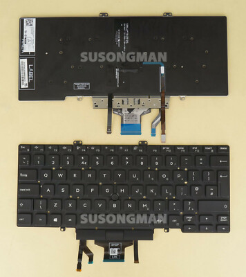 New UK Keyboard For DELL Latitude 5400 5401 2019 Backlit with Pointer ...