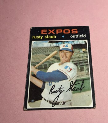 Rusty Staub 1971 Topps #560 No Creases Expos | eBay