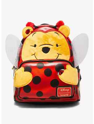Loungefly Disney Winnie the Pooh Ladybug Costume Figural Mini Backpack ...