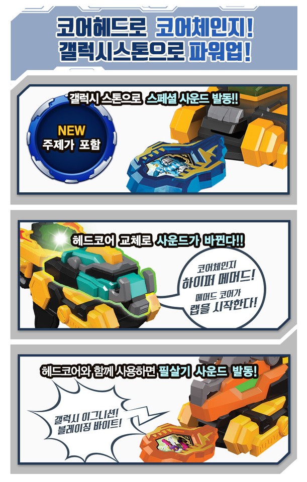 Dino Core Season 3 HEAD CORE GALAXY STONE SET 02 for Ultimate Tuner ...