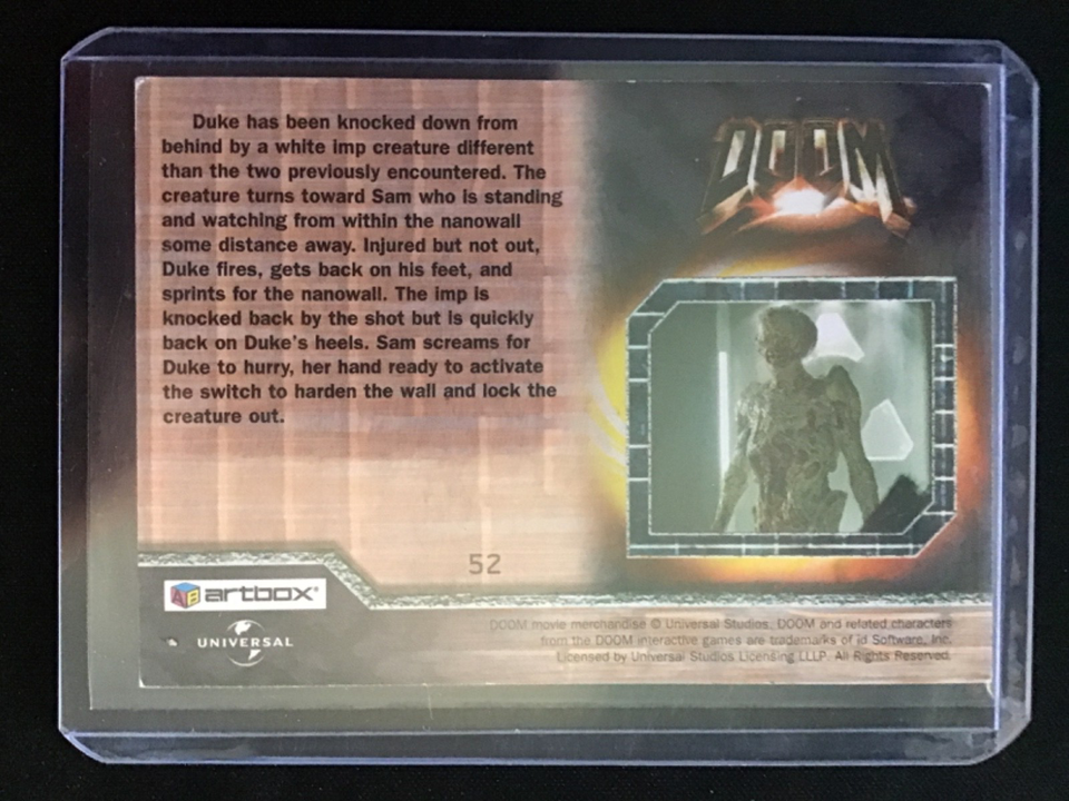 2005 DOOM TRADING CARD SIGNED & AUTO ROSAMUND PIKE | eBay