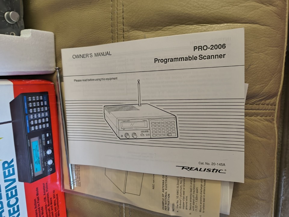 Realistic Pro-2006/400 Channel Programmable Scanning Receiver | eBay