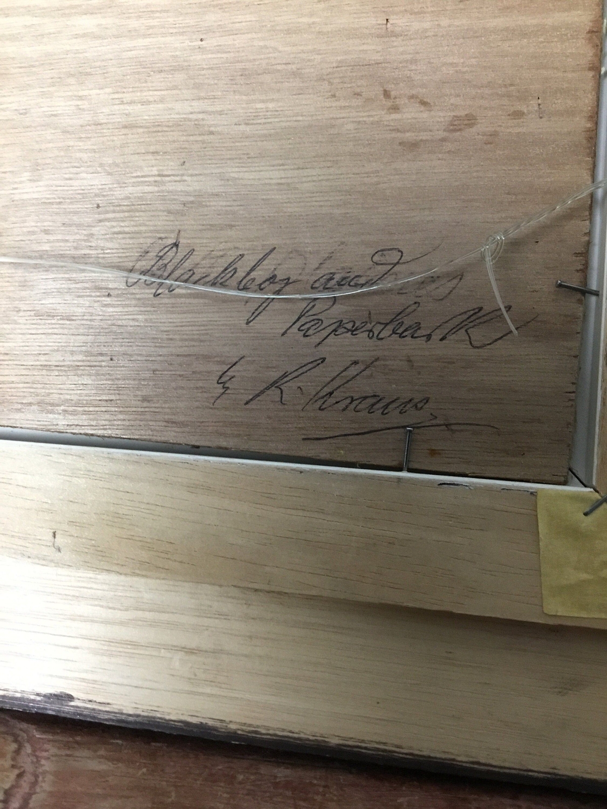 R Kraus Australian School Scene Oil Painting Gold Gilt Frame Skilled ...