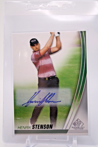 2021 Upper Deck SP Game Used Golf Henrik Stenson Auto #9 Autograph | eBay