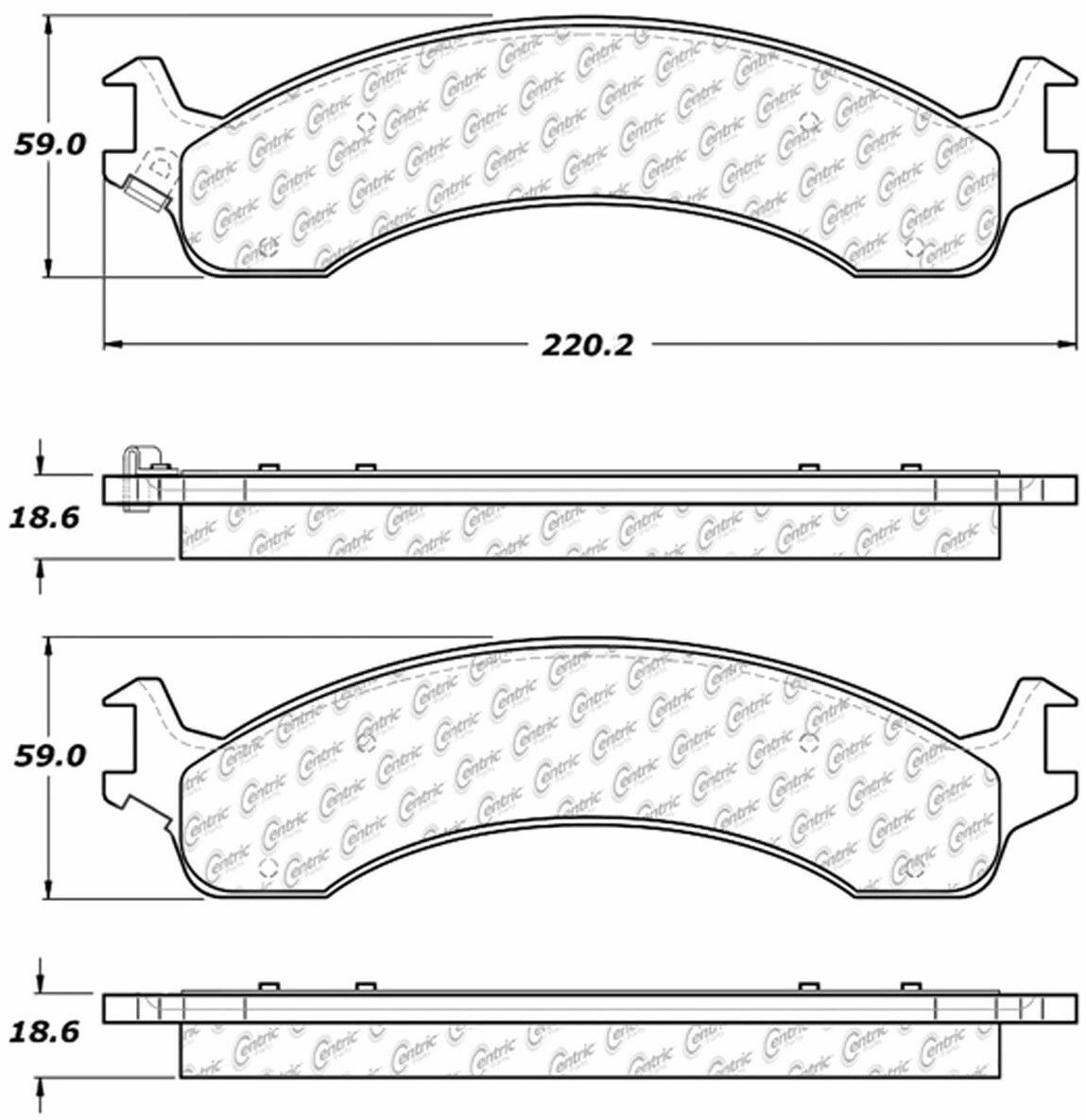 BRAND NEW PRONTO FRONT BRAKE PADS LCD821 / D821 FITS *SEE CHART* | eBay
