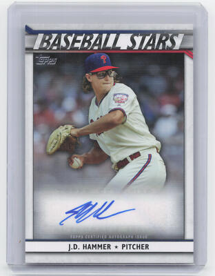 2020 Topps Update #BSA-JH J.D. Hammer Baseball Stars Autographs | eBay