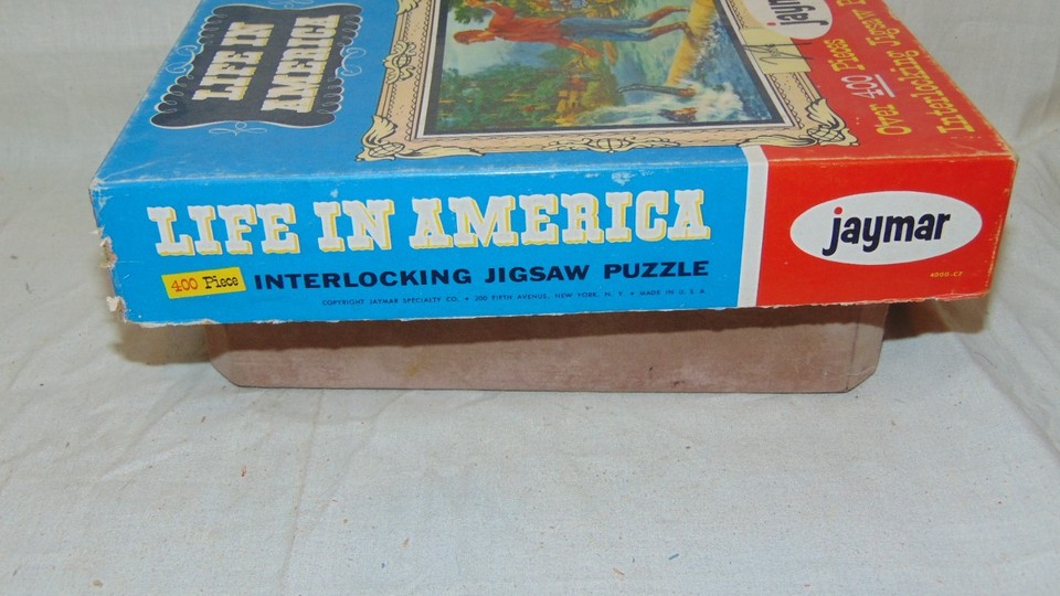 VINTAGE JAYMAR PUZZLE NO C7 LIFE IN AMERICA | eBay