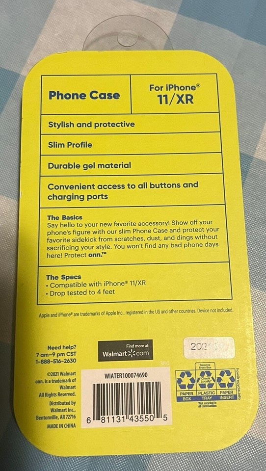 iPhone 11/XR Protect Onn Phone Case 4’ Drop Protection Brand New In Box ...