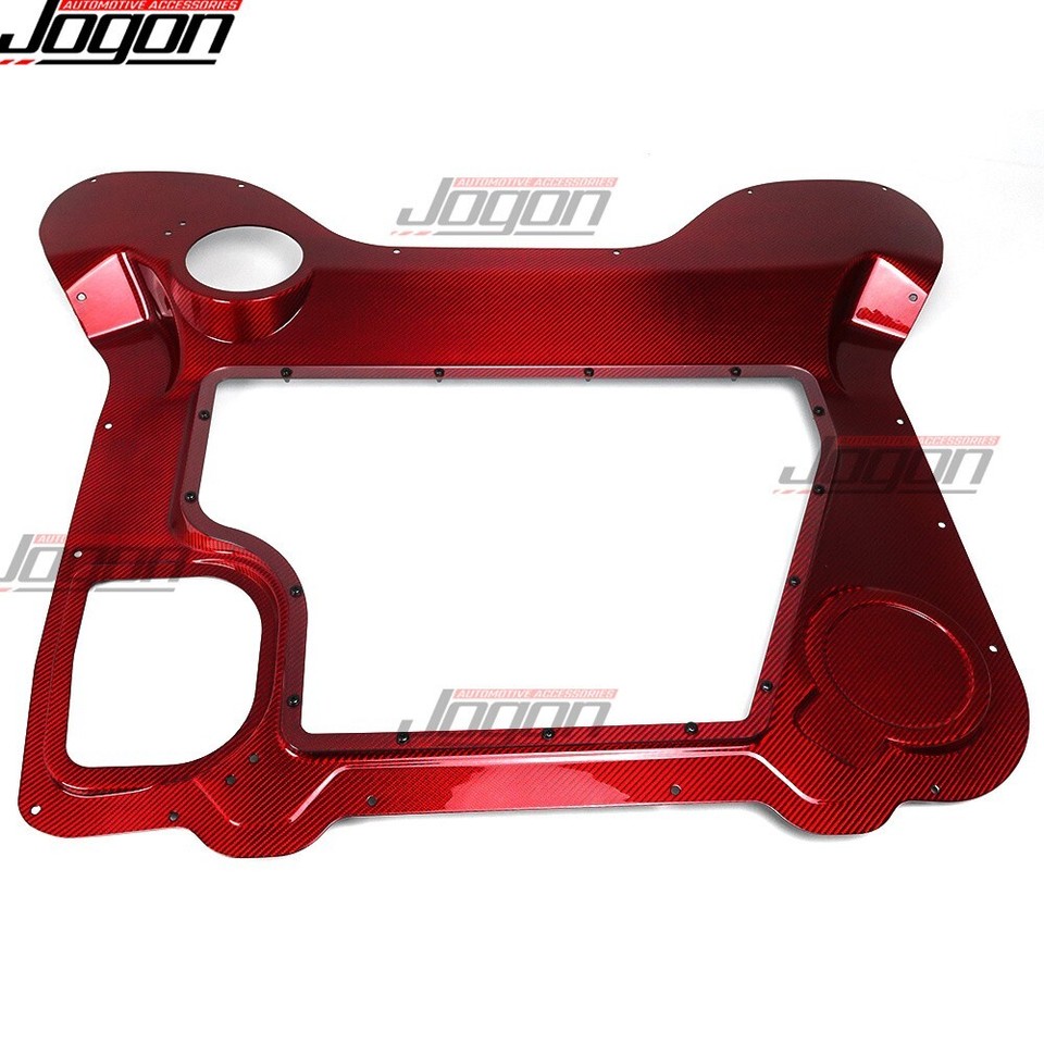 Dry Carbon Red Engine Bay Cover For Corvette C8 Stingray Convertible ...
