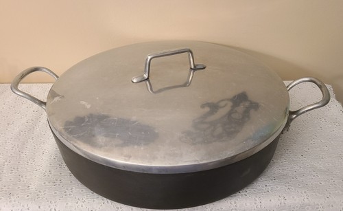 Vintage Magnalite GHC 14 Inch Frying Pan Double Handles Deep Skillet W ...